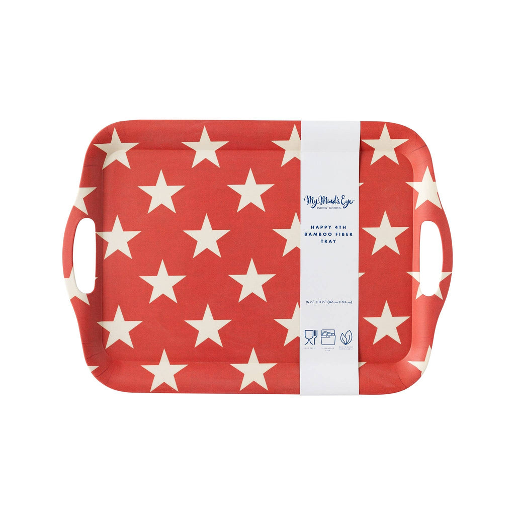 Red Star Reusable Bamboo Tray – Salt & Acres