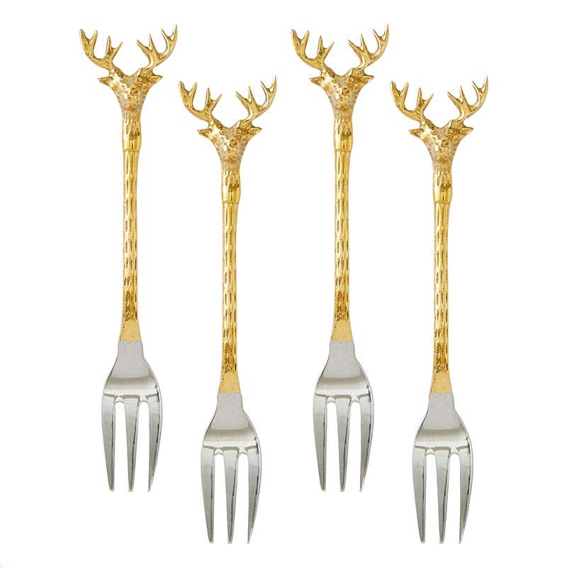 Stag Charcuterie Essentials Forks - Set of 4 – Salt & Acres