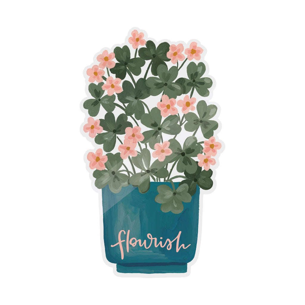 Flourish Plant Decal- 1canoe2 | One Canoe Two Paper Co. – Salt & Acres