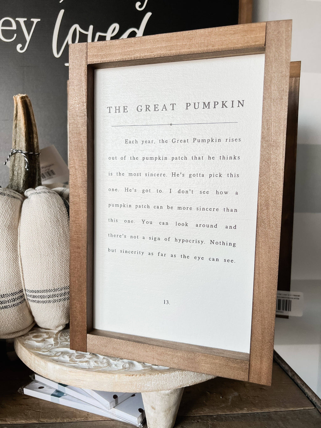 Lily and Sparrow - The Great Pumpkin - Charlie Brown – Salt & Acres